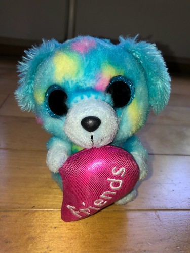 Yoohoo & Friends Aurora Blue Tie Dye Puppy Dog 5" Plush Stuffed Animal ...