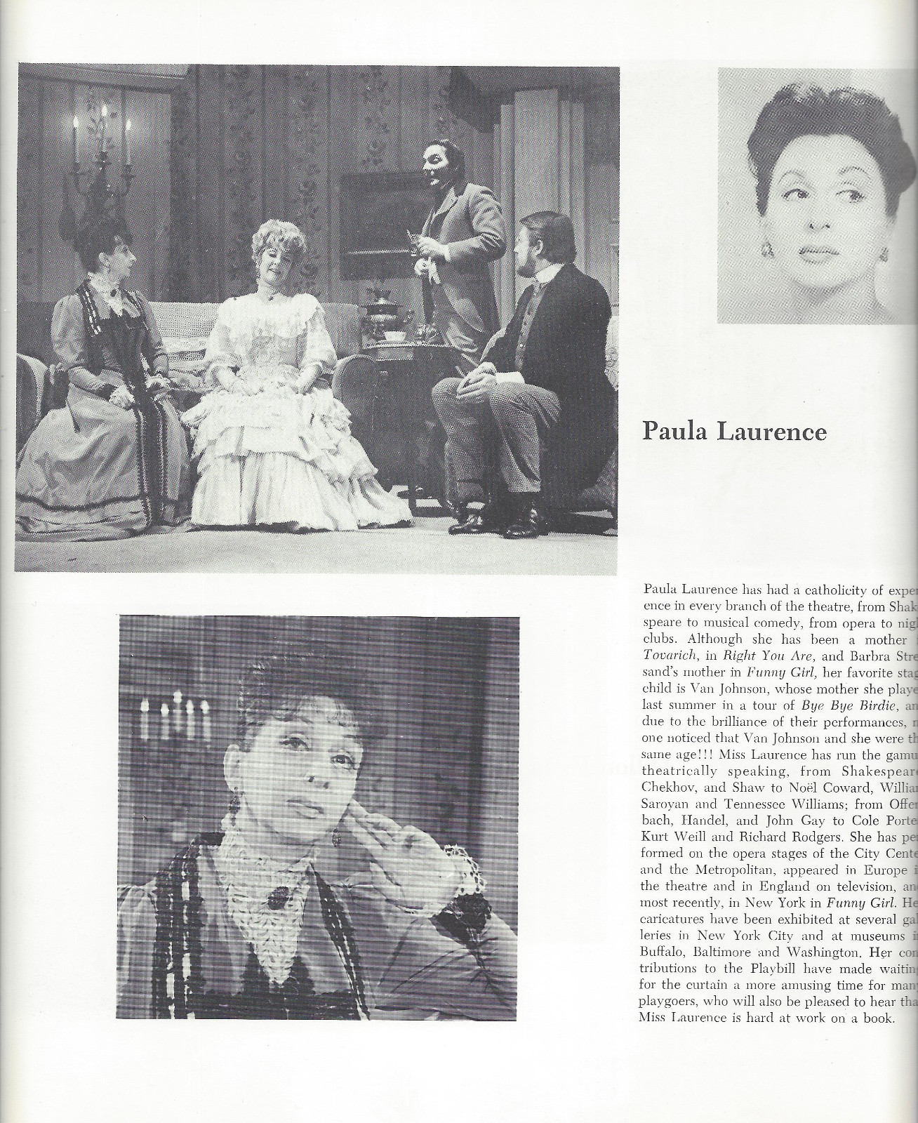 Vivien Leigh "IVANOV" John Gielgud / John Merivale 1966 Souvenir ...