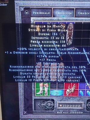 D2R MARROWWALK BONEWEAVE BOOTS +1 SKELETON MASTERY- NON LADDER ...