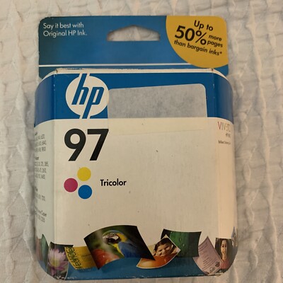 HP 97 Tricolor Ink Cartridge Vivera Expired 2008 / NEW SEALED A3 | eBay