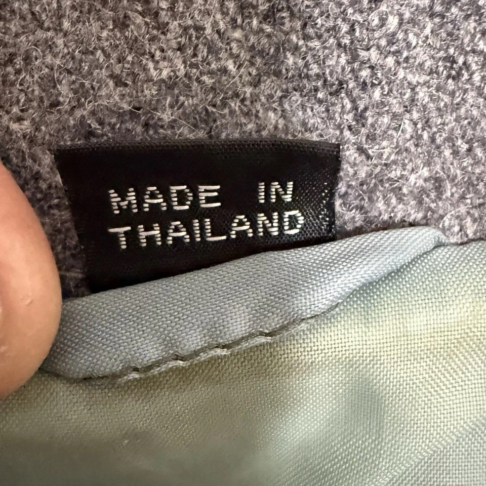 VTG MEMBERS ONLY Europe Craft 100% Wool Grey Bomber Jacket Men’s Large ...