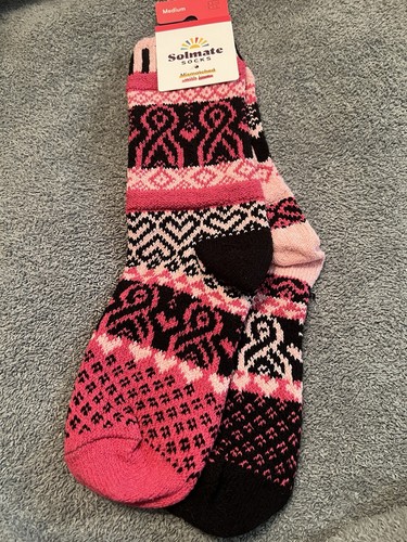 Solmate Socks Medium NWT Pinktober | eBay
