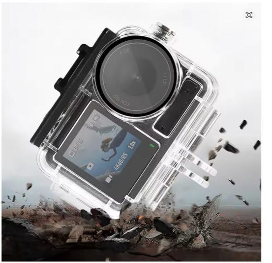 60M Waterproof Underwater Case for DJI Osmo Action 5 Pro with Anti-Fog ...