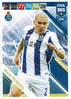 Card Panini Adrenalyn FIFA 365 2018 2019 18 19 N.235 Maxi Pereira Porto ...