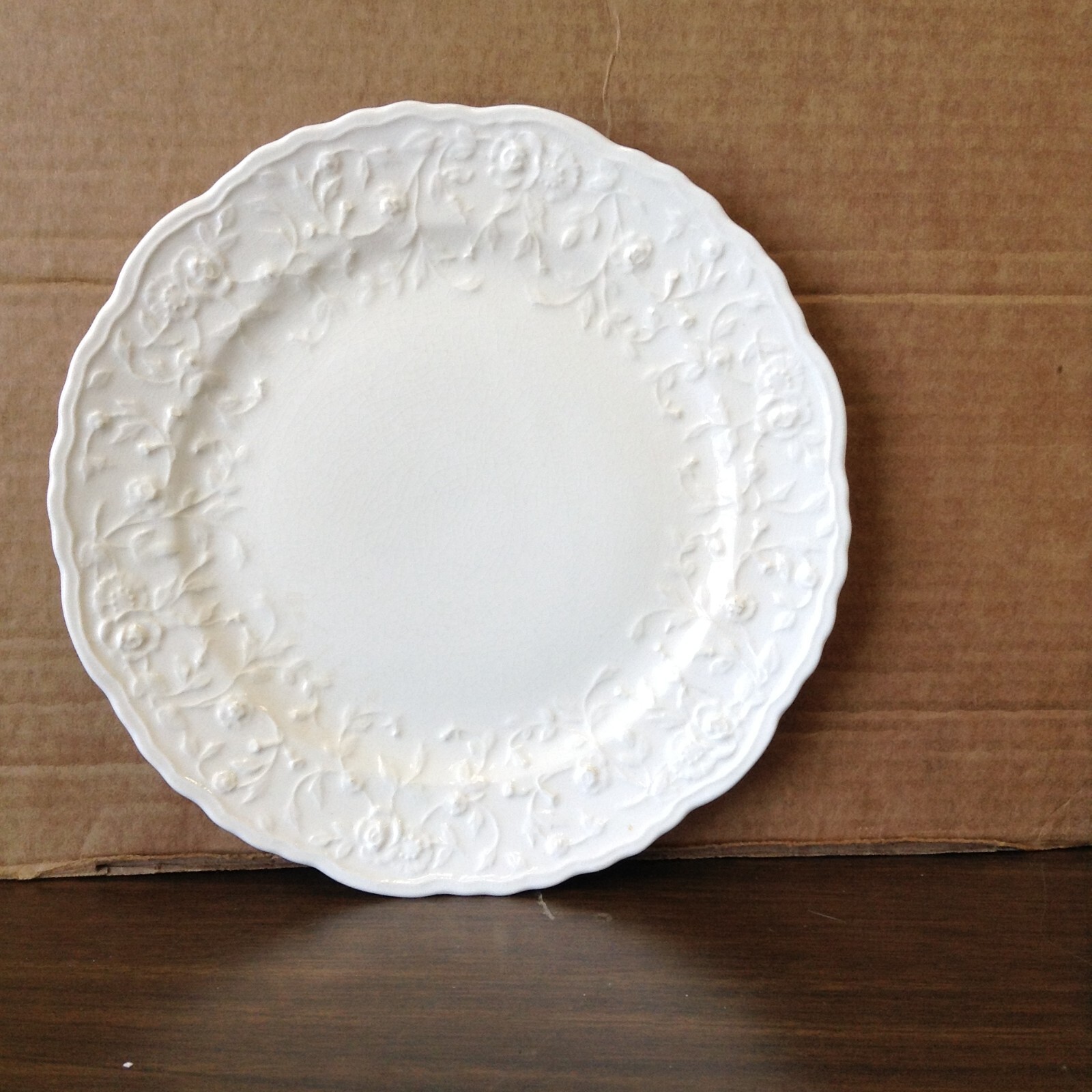 Vintage White Pope Gosser China Co Rose Point 9" Luncheon Salad Plate ...