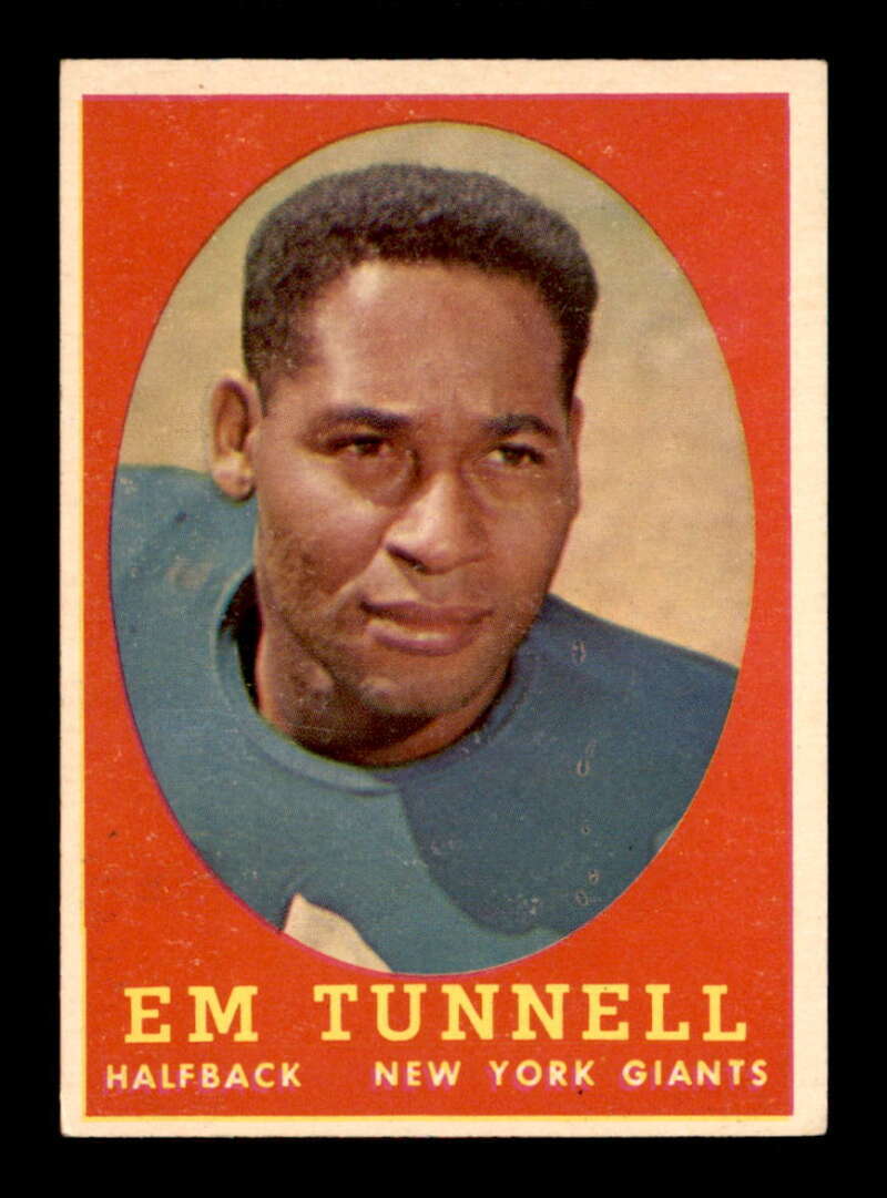 1958 Topps #42 Emlen Tunnell EXMT X2794572 | eBay