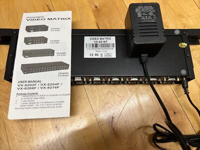MONOPRICE VIDEO MATRIX VX-8216F - Complete With Manual. Free Shipping ...
