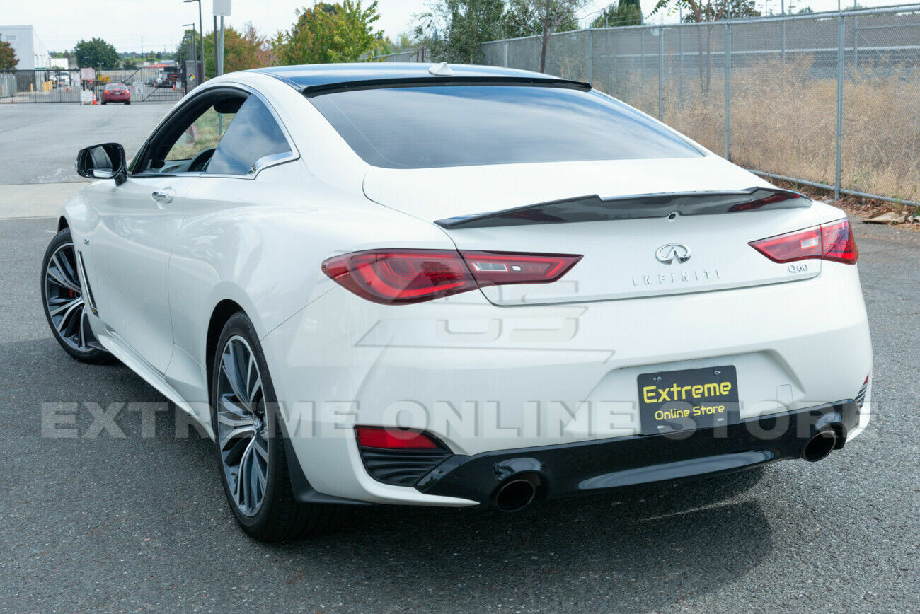 M4 High Kick Style Carbon Fiber Rear Trunk Wing Spoiler For Infiniti ...