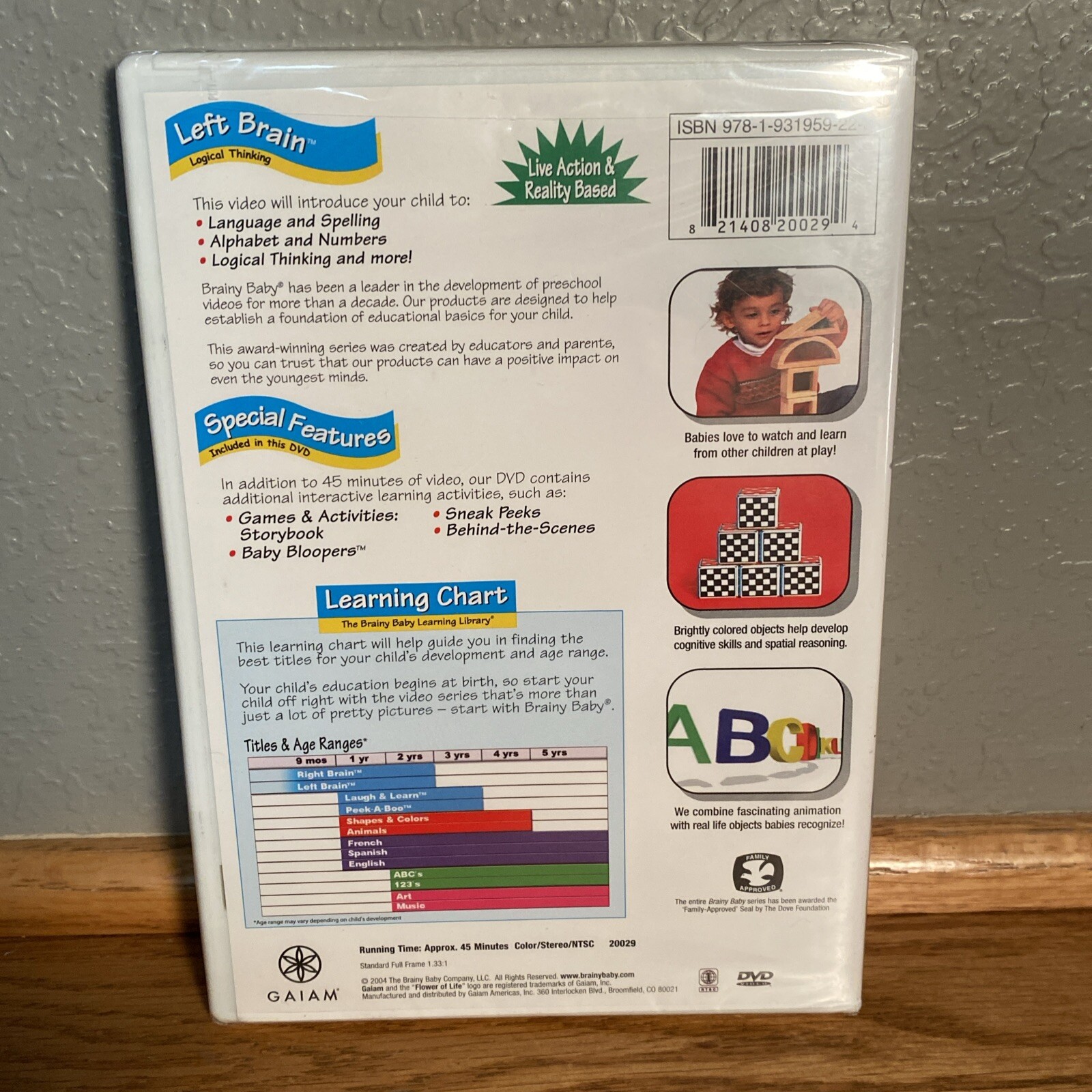 Brainy Baby - Left Brain/Classical Tunes (DVD, 2003) for sale online | eBay