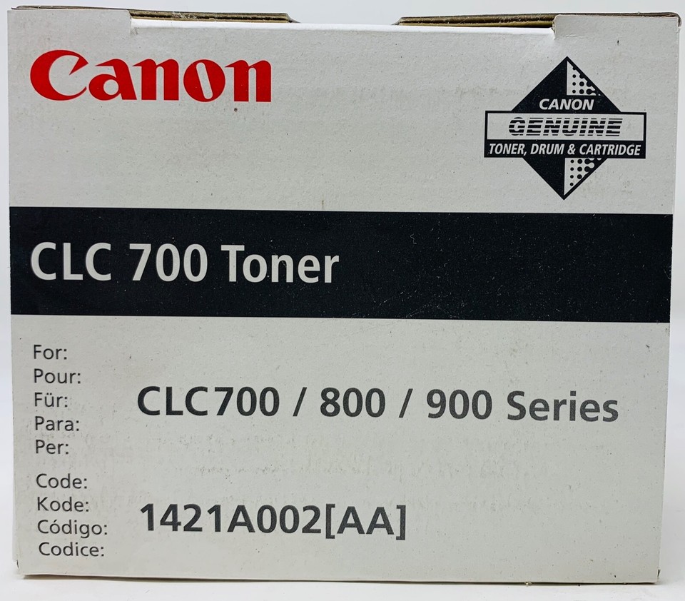 Canon 1421A002 CLC 700 Original Black Toner for Canon CLC 700/800/900 ...