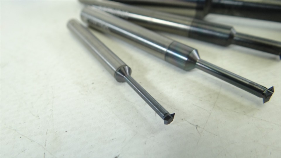 LOT OF 4 NEW & USED SCT CARBIDE SINGLE POINT THREAD MILLS #10 TO 5/8 ...