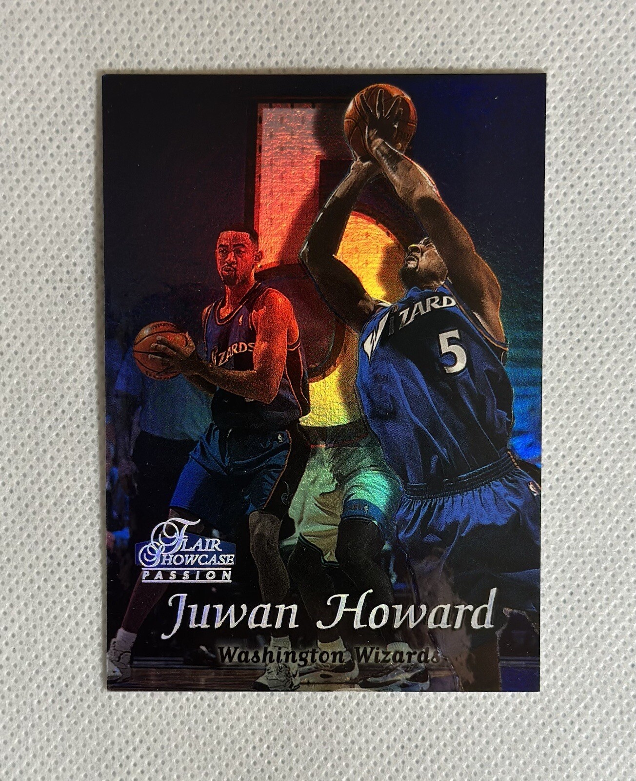 1998-99 Flair Showcase Juwan Howard 42 Row 2 Holo Foil Basketball Card ...