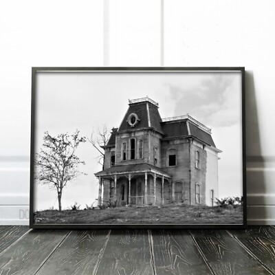 Psycho Movie House Alfred Hitchcock 1960s Movies Bates Motel Premium ...