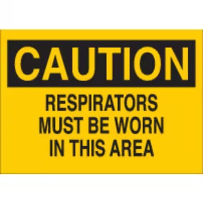 BRADY 40982 Caution Sign, 7X10", BK/YEL, ENG, Text, 40982 | eBay