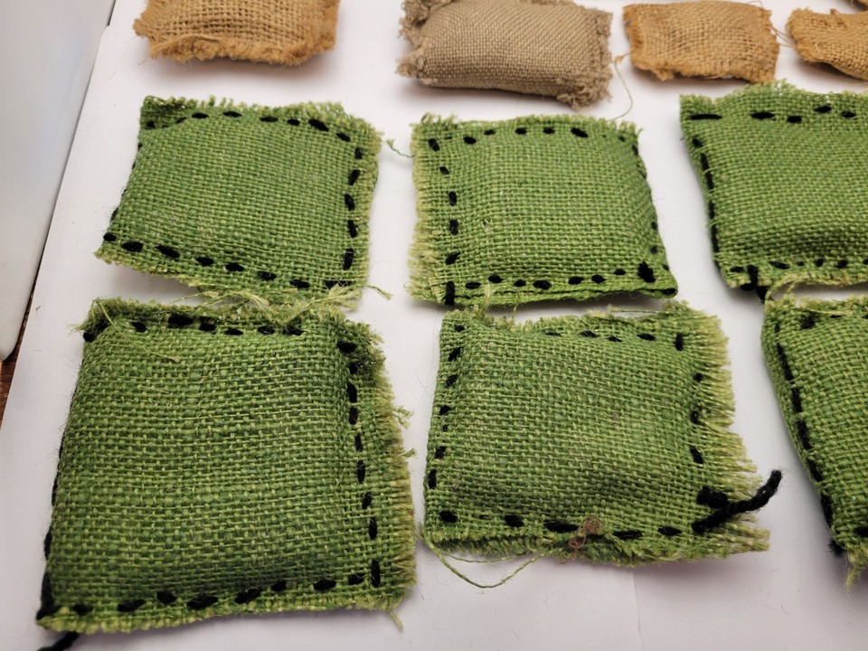 Vintage 12" GI Joe Burlap Sand Bag Sack Acessories Lot | eBay
