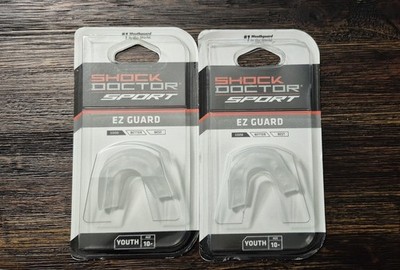 Shock Doctor Sport Youth EZ Guard Ages 10 & Under New 2 Pack Mouth ...
