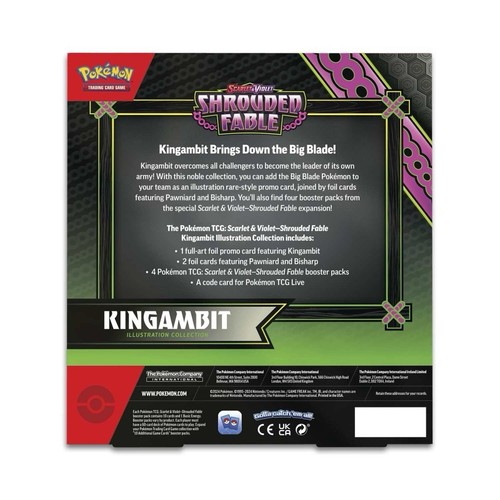 Pokemon TCG - Shrouded Fable Kingambit Illustration Collection Box ...