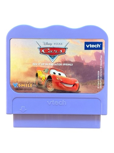 VTech VSmile Disney Pixar Cars Rev it Up Learning Game Cartridge | eBay