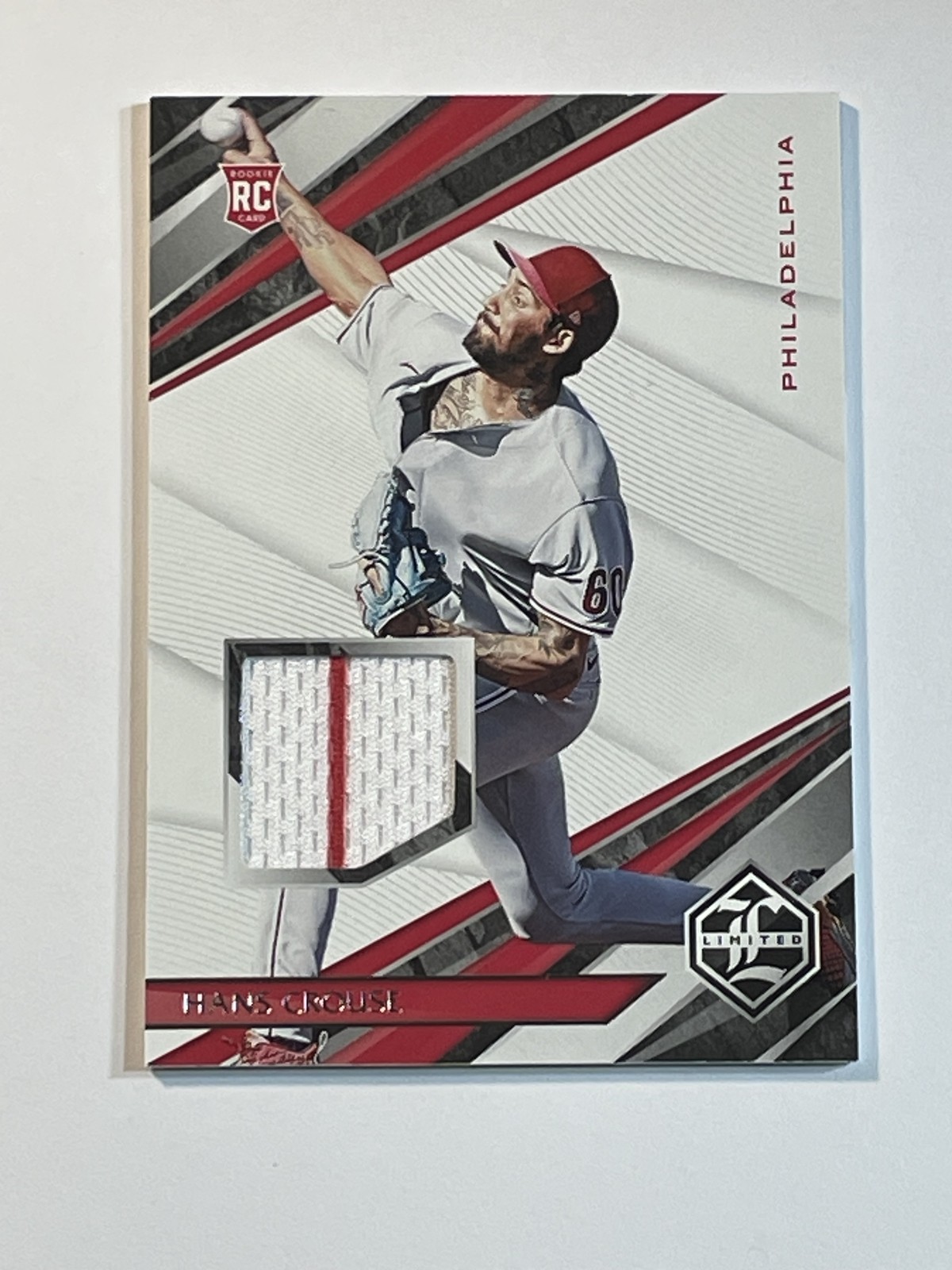 2022 Panini Chronicles Hans Crouse #LS-HC Limited Swatches RC MEM | eBay