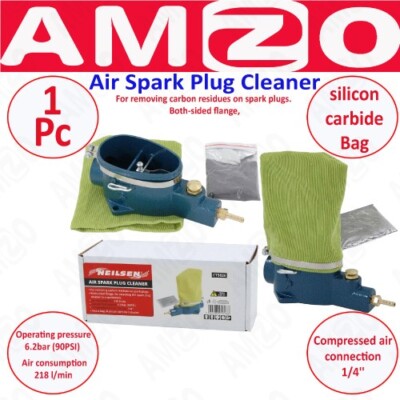 Pneumatic Air Spark Plug Cleaner Sand Blaster + Blasting Abrasive ...