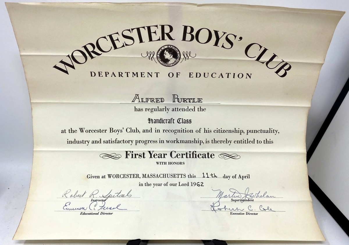 Boy Of The Year Certificate