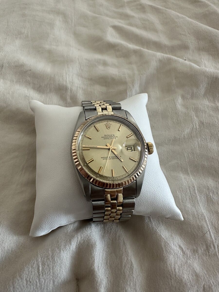 1977 Rolex Datejust Champagne Dial Jubilee Bracelet Two Tone 1977 Rolex Datejust Champagne Dial Jubilee Bracelet Two Tone