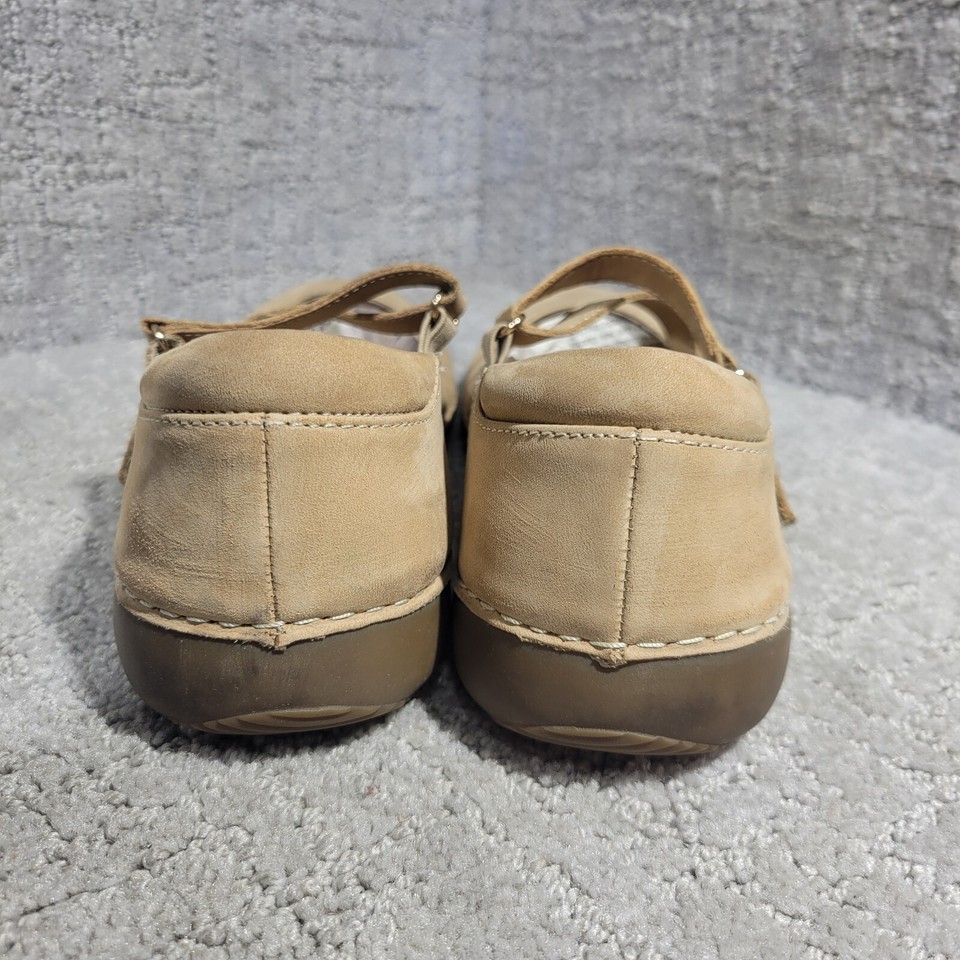 Vionic Judith Women’s Size 7 US Beige Suede Mary Jane Strap Flat Shoes ...