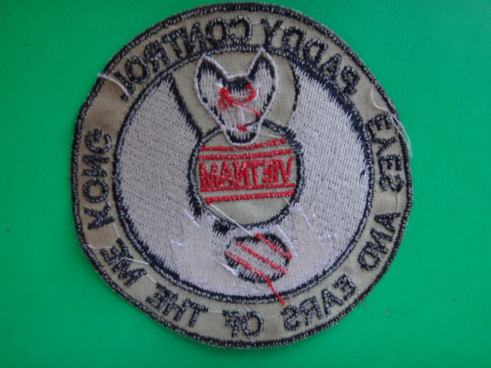 US 619th Tactical Control Squadron PADDY CONTROL Patch From Vietnam War ...