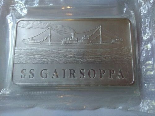 1 - 10 oz. .999 Fine Silver Bar - Certified Shipwreck Silver - SS ...