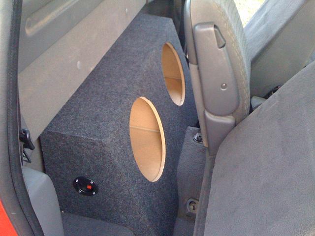 For a 97-03 Ford F150 F-150 Custom Sub Box Subwoofer Speaker Enclosure ...