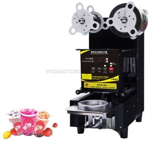 Microcomputer Fruit Juice Cup Sealer Brand New Auto Sealing Machine ...
