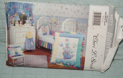 Butterick 3972 Cheri L Strole Circus Baby Room Quilt Valance +Sewing ...