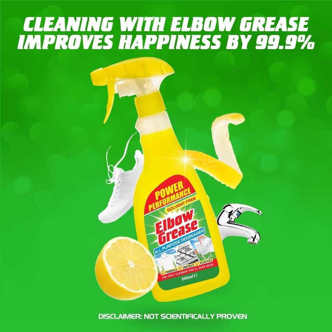 Elbow Grease Spray All Purpose Degreaser Kitchen Stain Remover Cleaner ...