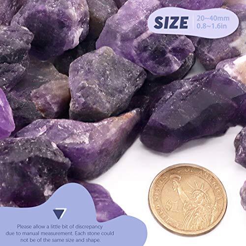 1lb Bulk Raw Amethyst Stone Rough Crystal Stone For Cabbing Tumbling ...