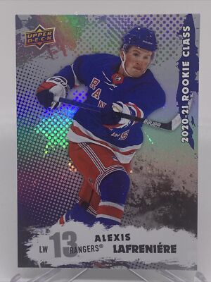 2020-21 Upper Deck Series 2 Alexis Lafreniere #RC-1 Rookie Class HOLO ...
