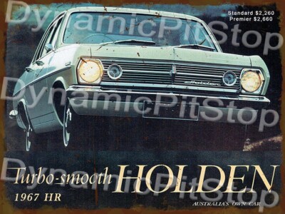 Holden HR Rustic Tin Metal Sign Man cave Garage Australian made | eBay ...