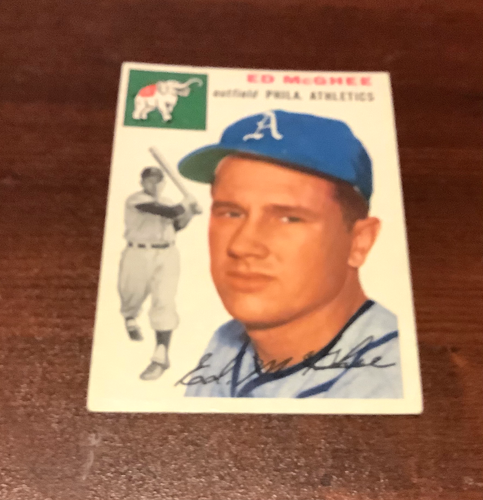 1954 Topps Ray Murray #215 Ed McGhee Philadelphia A's | eBay