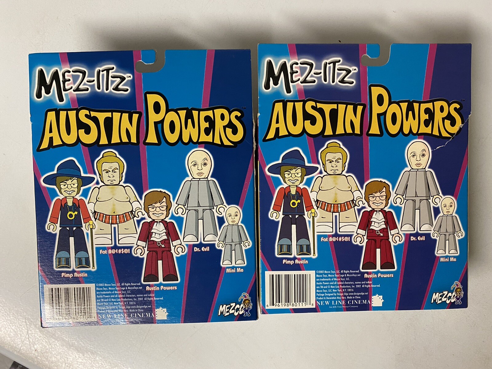 Mez-itz Austin Powers Set Of 2-5 Figures Complete Set NEW SEALED Mini ...