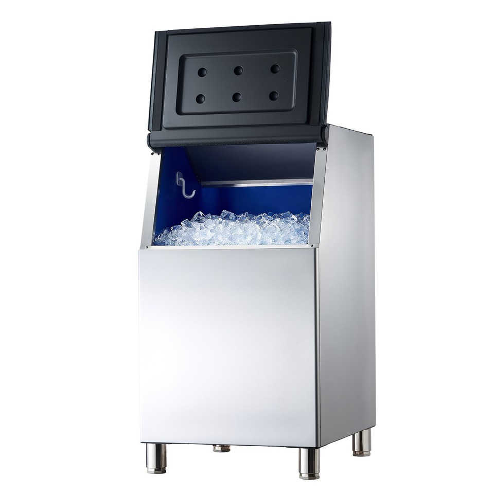 Commercial Ice Maker Storage Bin 250lbs Capacity Stainless Steel Ice ...