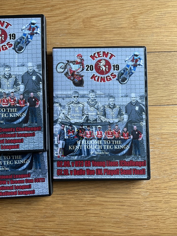 Kent Kings Speedway 2019 Box Set DVDs 18 meetings | eBay UK