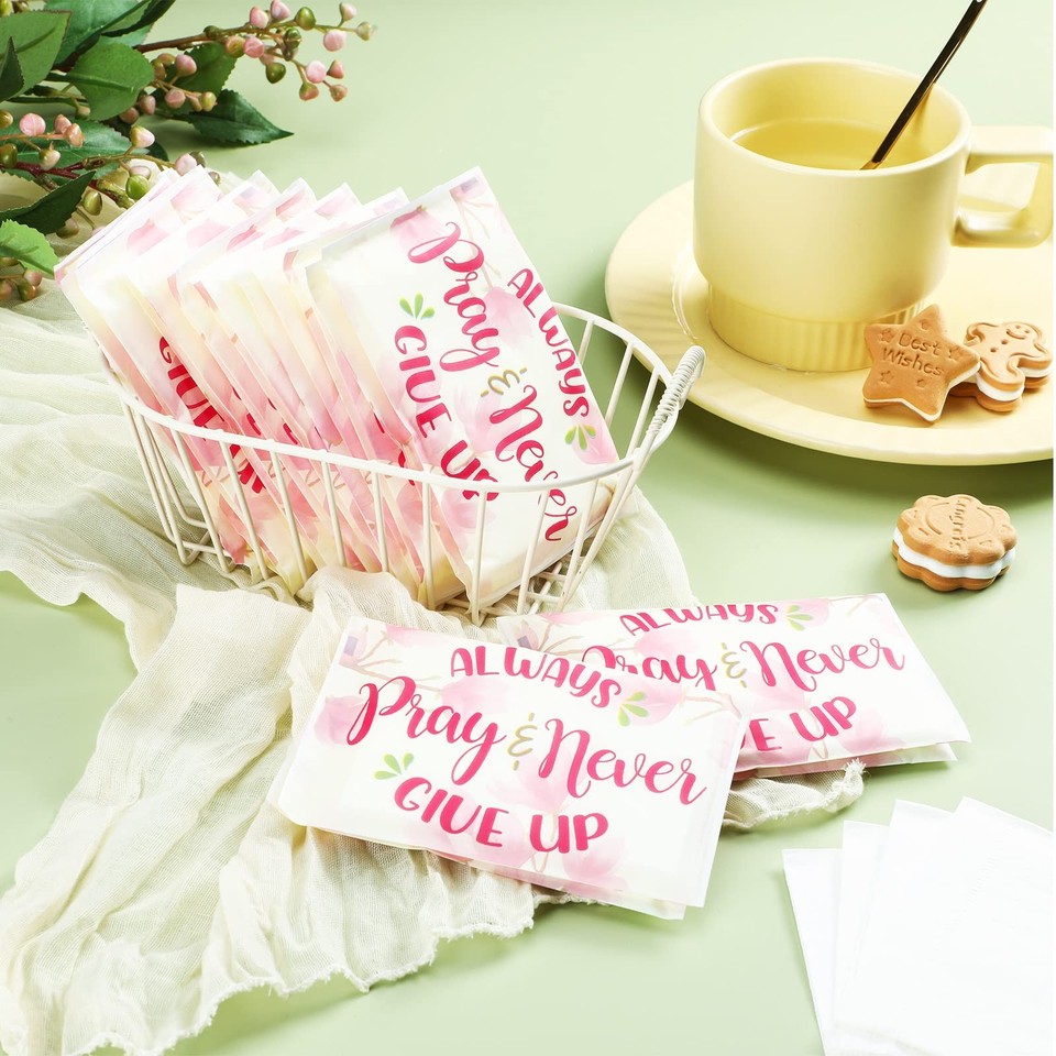 25 Pcs Bible Verse Pocket Tissues Travel Packs Bulk Individual Travel ...