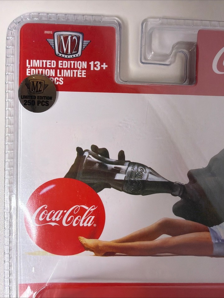 M2 1959 Cadillac Series 62 Coca-Cola Super Raw Chase 1/64 Diecast LE ...