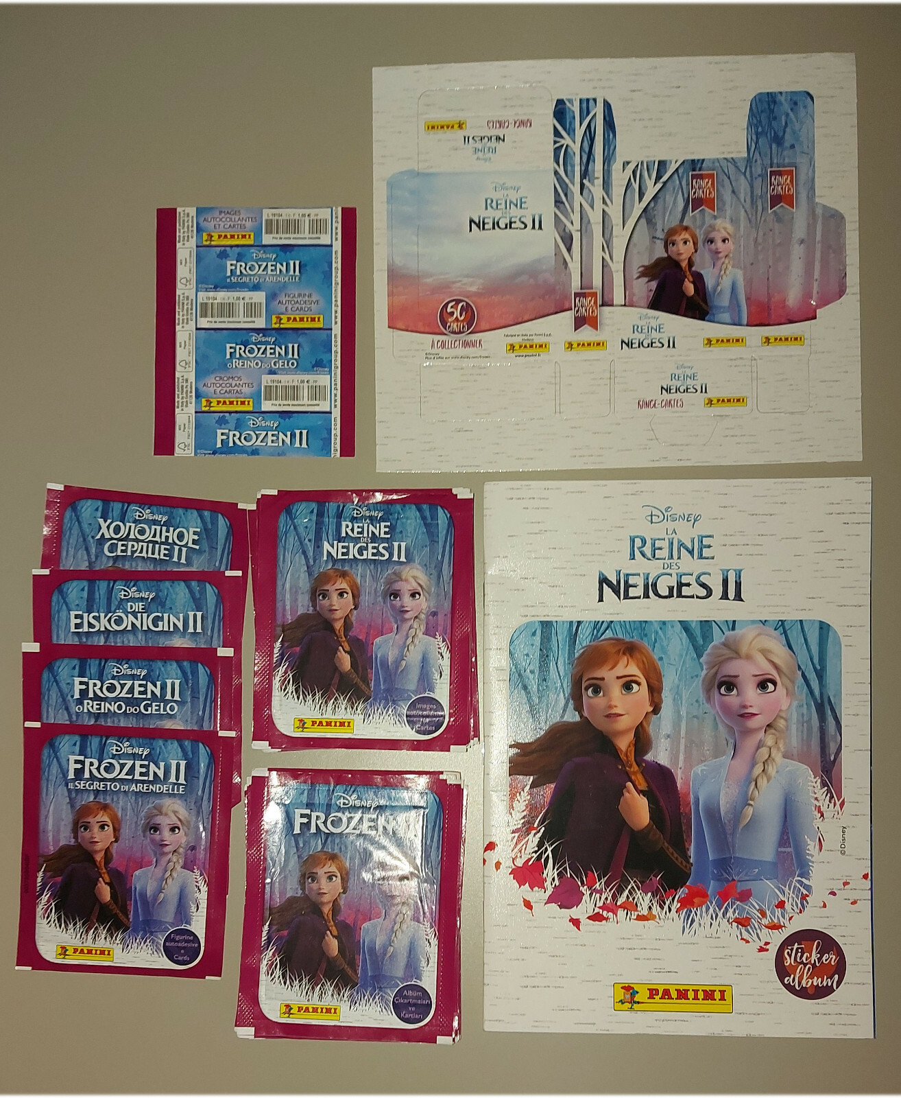PANINI - FROZEN II (STICKERS & CARDS 2019) ALBUM VIDE & NEUF + 100 ...
