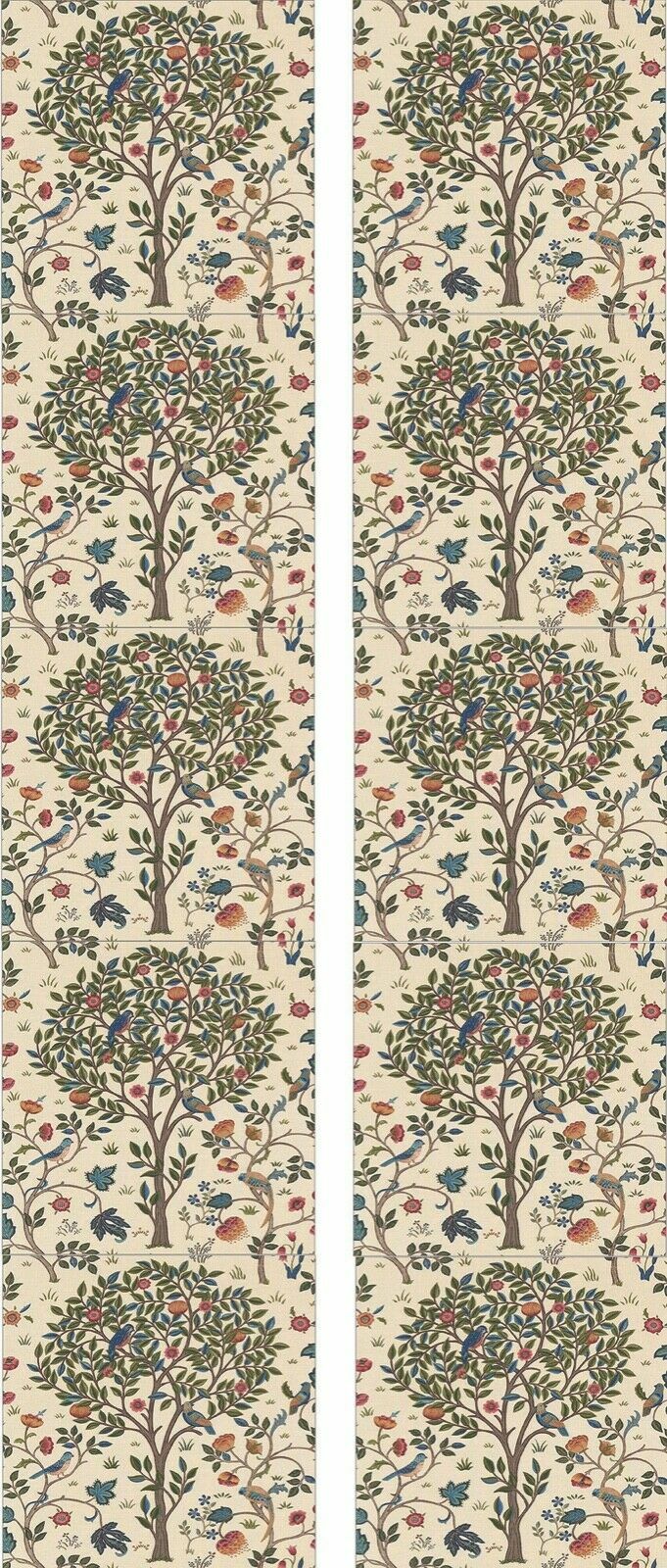 William Morris Kelmscott Tree Kiln Fired Fireplace Tile Set (10 Tiles ...