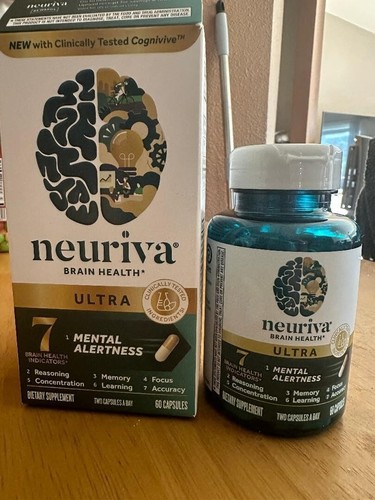 Neuriva Ultra Brain Health Mental Alertness Memory Focus 60 Capsules ...