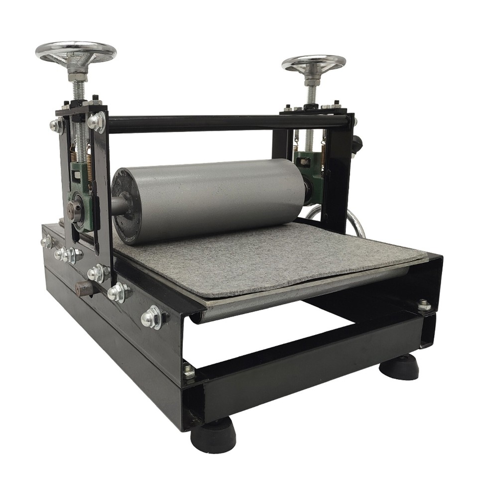 19.7*12.6in Tabletop Printmaking Machine Portable Slab Roller Engraving ...