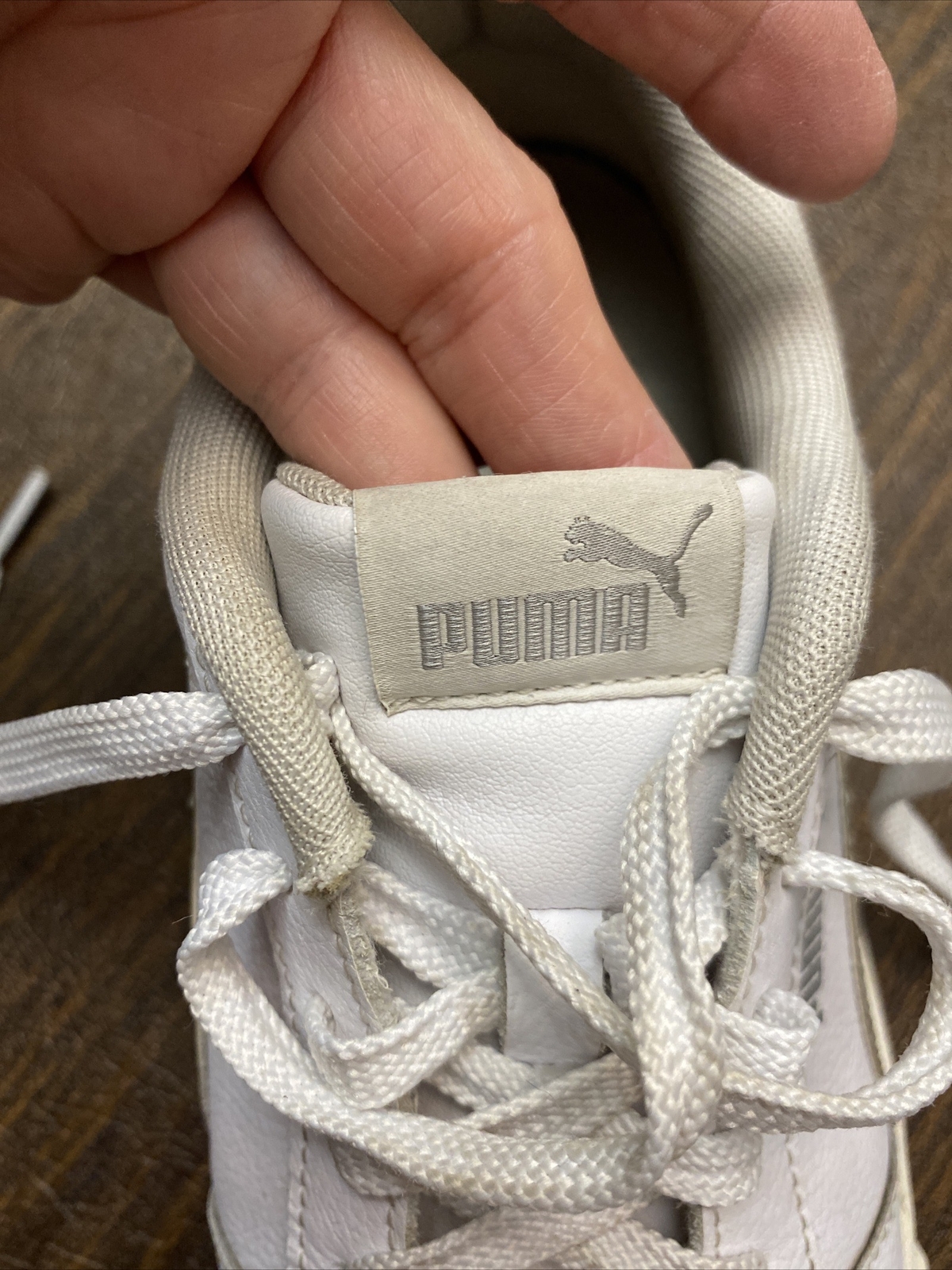 Puma Carina White Leather Soft Foam Insoles Sneakers … - Gem