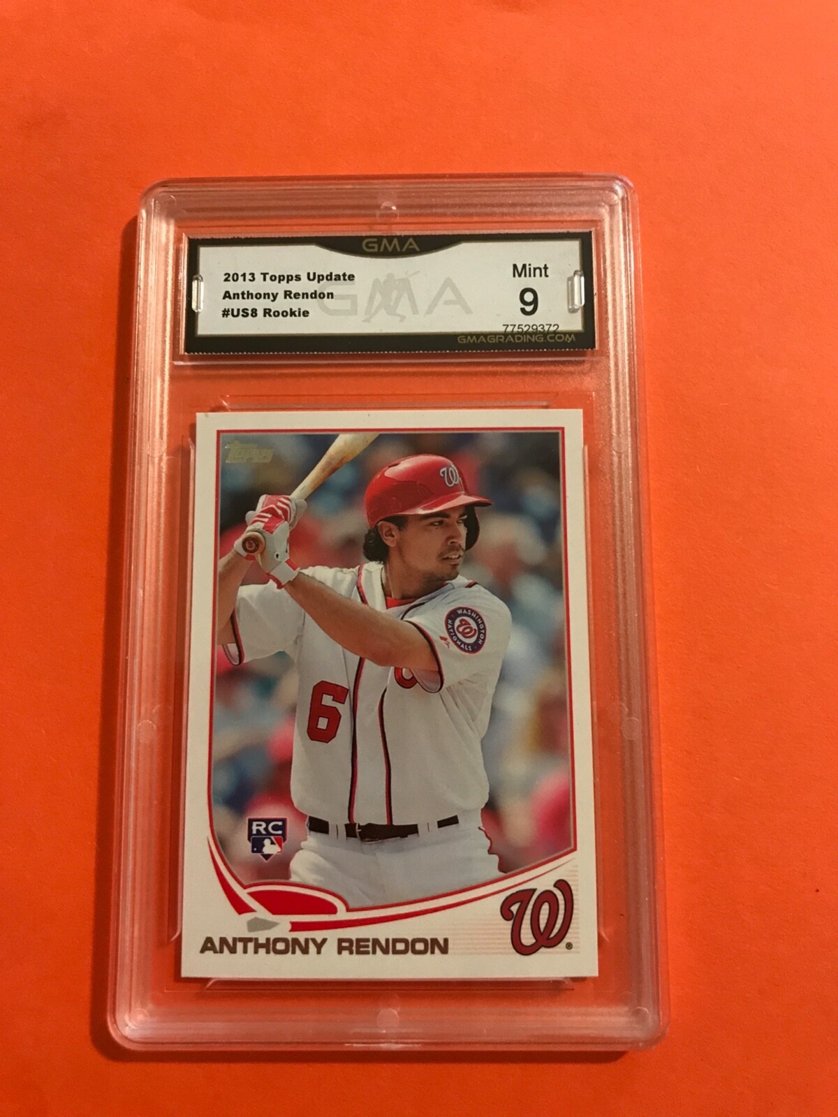 2013 Topps Update Anthony Rendon Rookie RC #US8 GMA 9 Nationals Angels ...