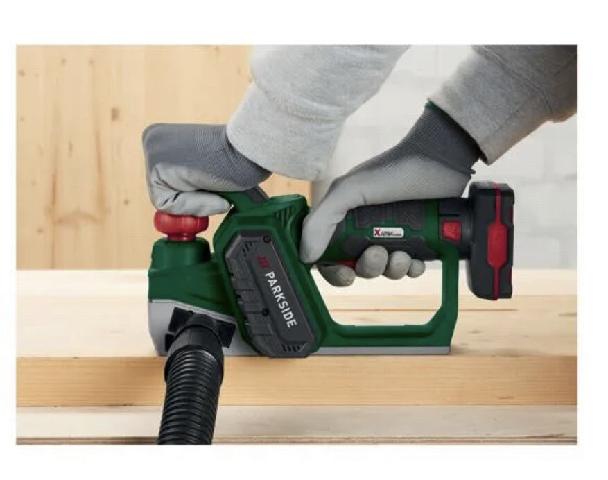 Parkside 12V Cordless Planer Brushless Motor - 4Ah Battery And Charger ...