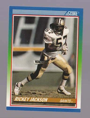RICKY JACKSON 1990 Score Football Card #357 NEW ORLEANS SAINTS | eBay